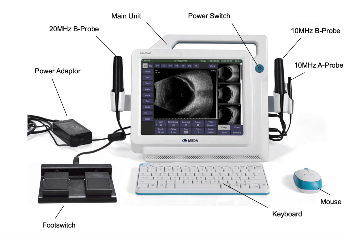 Ultrasonic A/B Scanner for Ophthalmology – PetsEyes